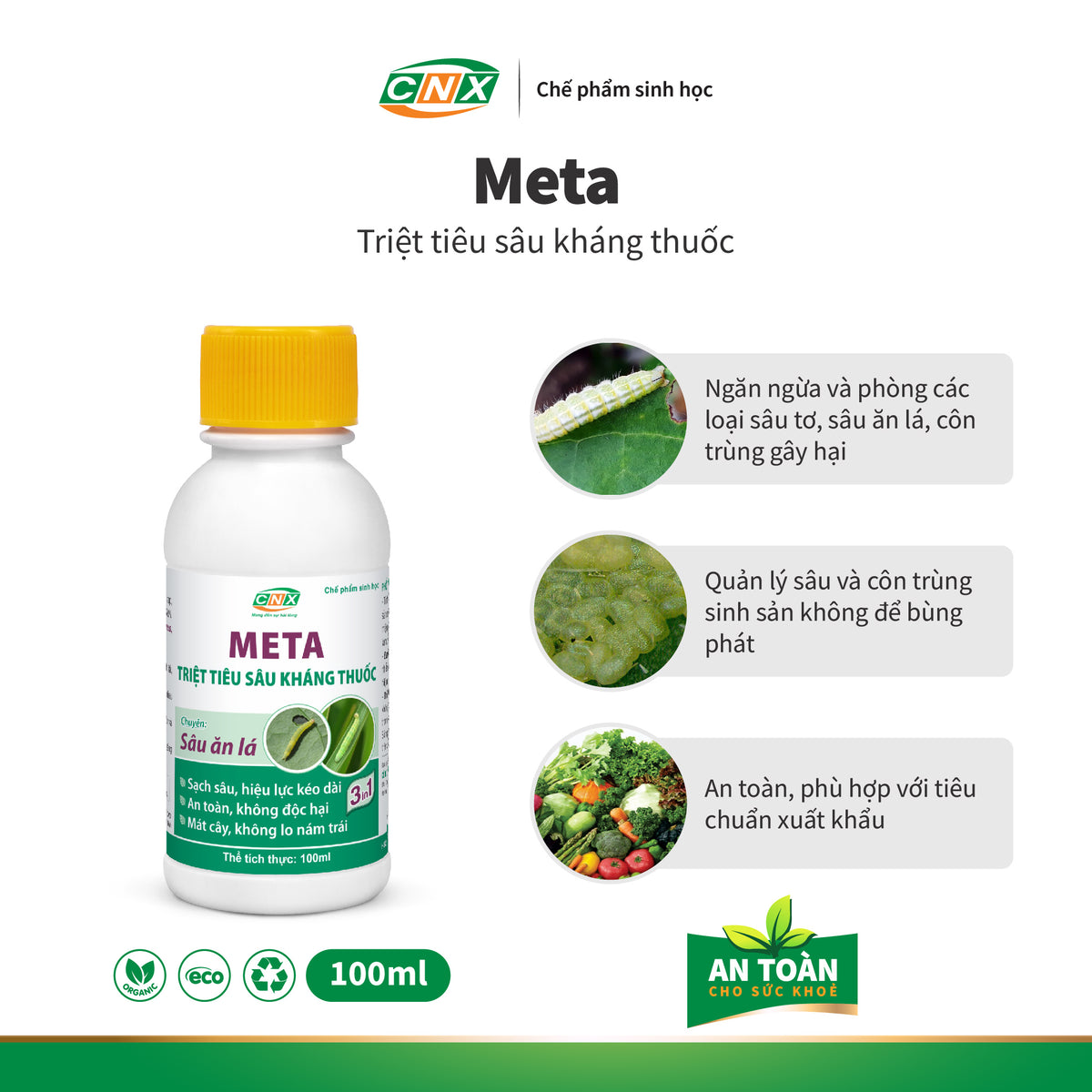 META - Phòng và tiêu diệt sâu cho cây trồng – Công nghệ xanh 4.0
