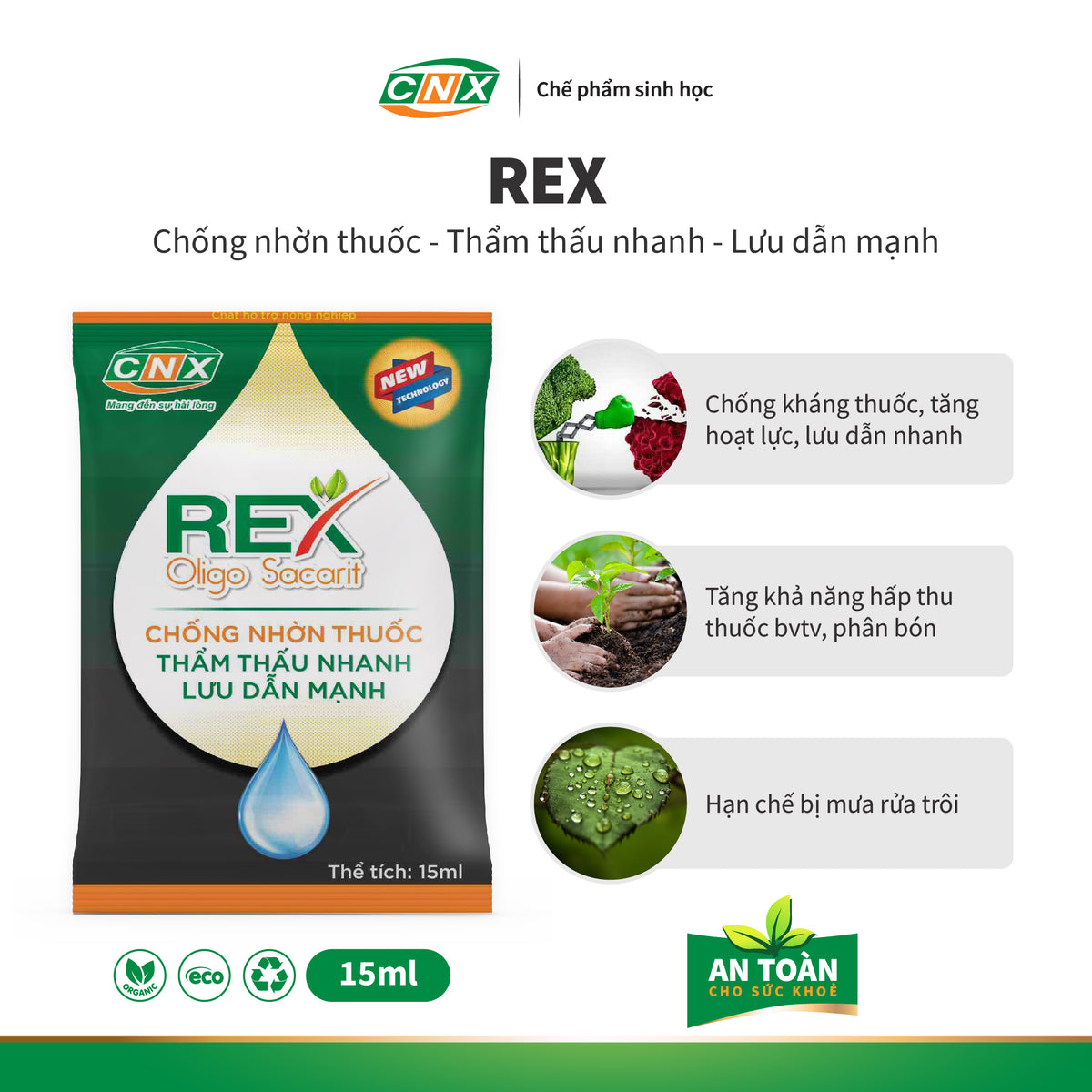 REX - Diệt côn trùng Chống kháng thuốc – Công nghệ xanh 4.0